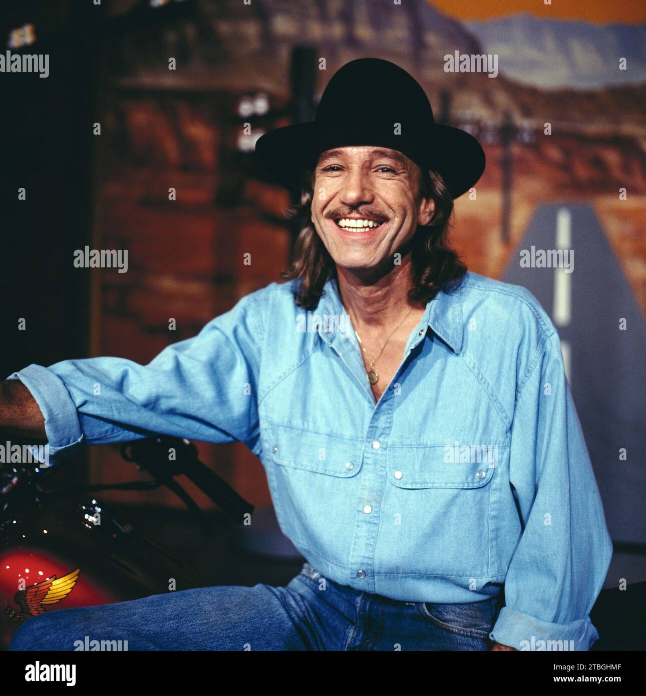 Jim Dawson, amerikanischer Folk Musik Sänger, TV Auftritt in der ZDF ...