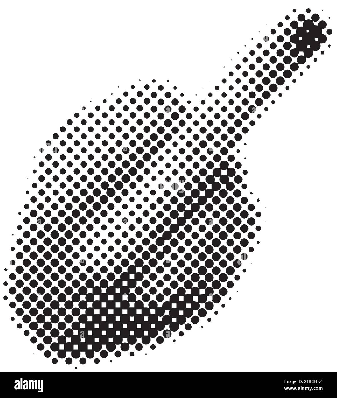 Various gestures of female fingers. Halftone effect, magazine collage ...