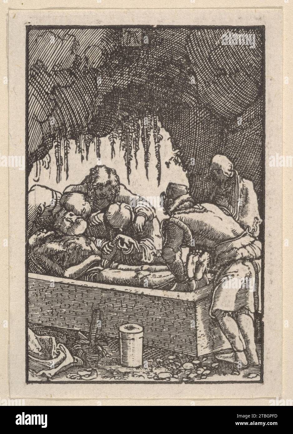The Entombment, from "The Fall and Salvation of Mankind Through the ...