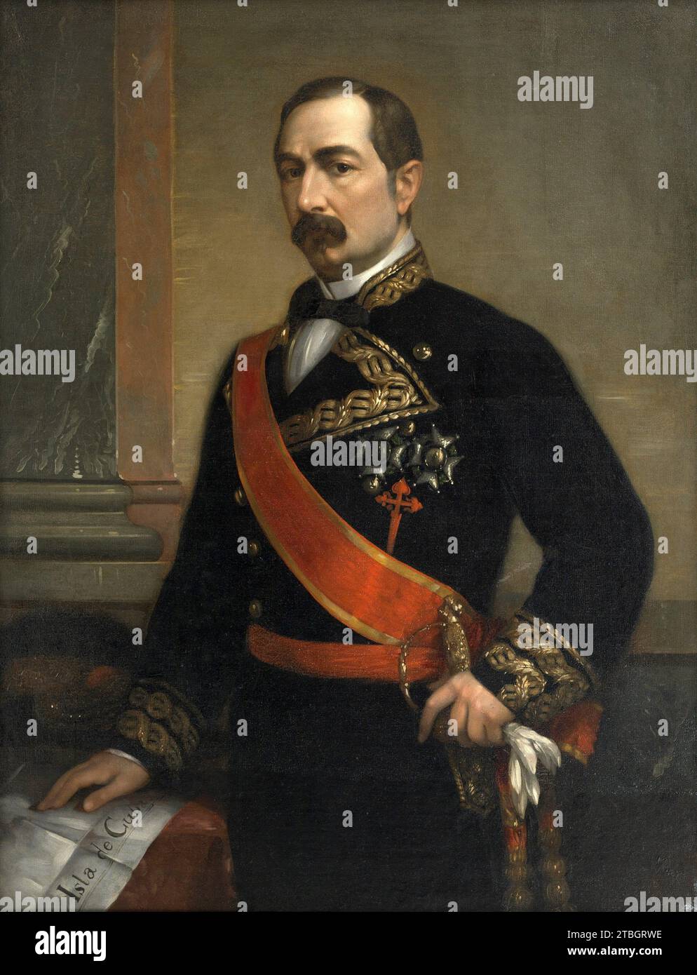 Portrait of José Gutiérrez de la Concha, 1st Marquess of Havana, 1st ...