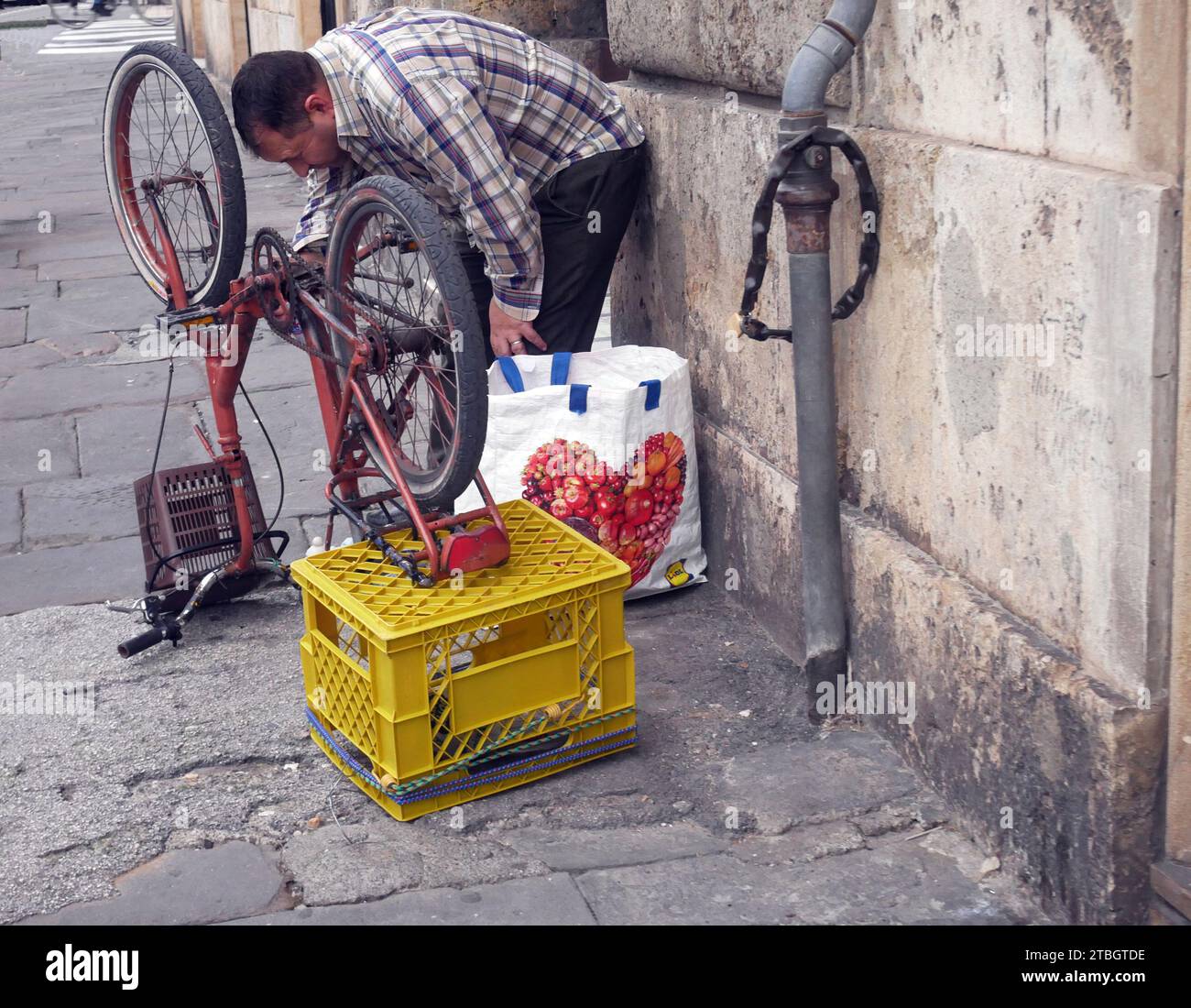 Work in street Stock Photo - Alamy
