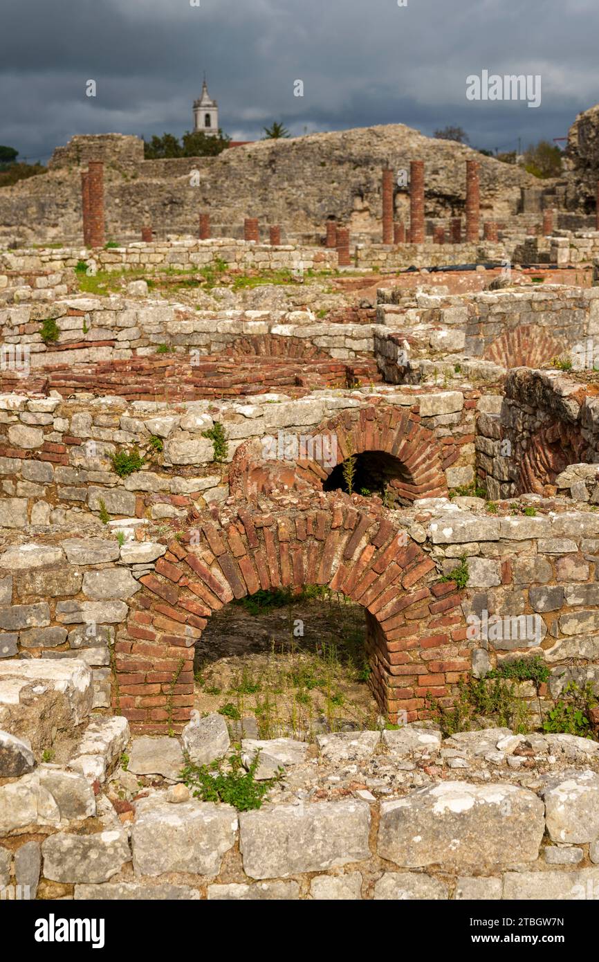 Roman ruins of Conimbriga, Portugal, Europe Stock Photo - Alamy