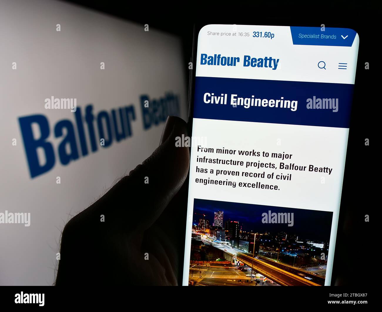Balfour beatty logo hi-res stock photography and images - Alamy