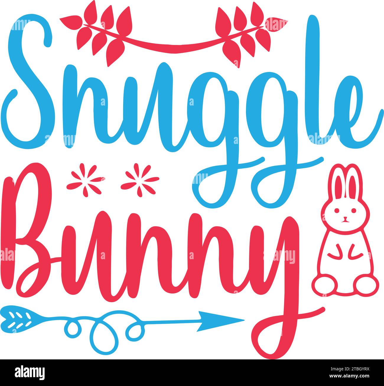 Snuggle Bunny Stock Vector Images Alamy