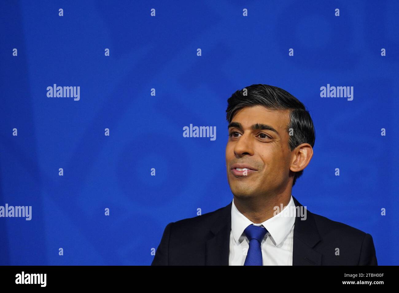 Prime Minister Rishi Sunak during a press conference in the Downing ...