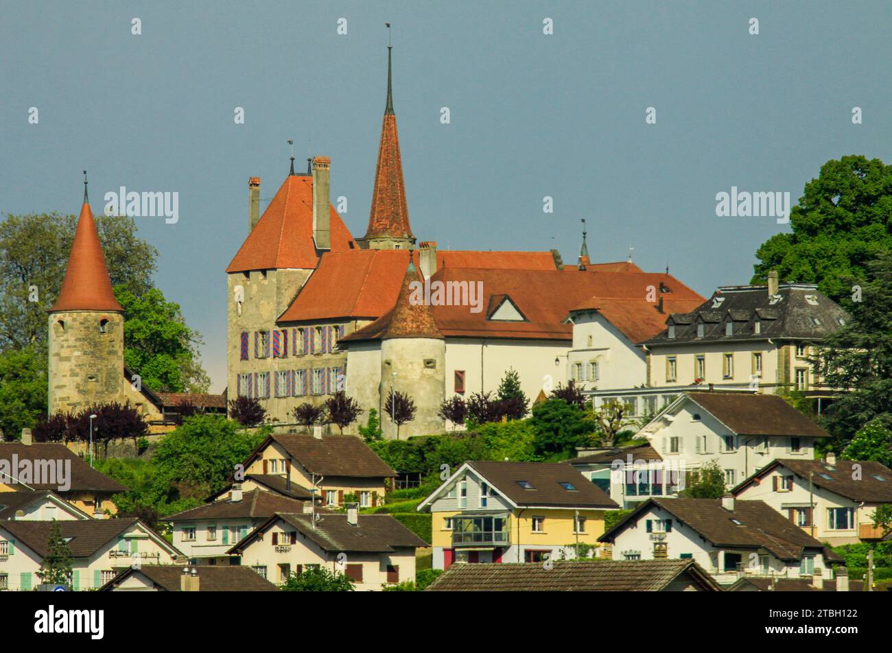 Avenches castle hi-res stock photography and images - Alamy