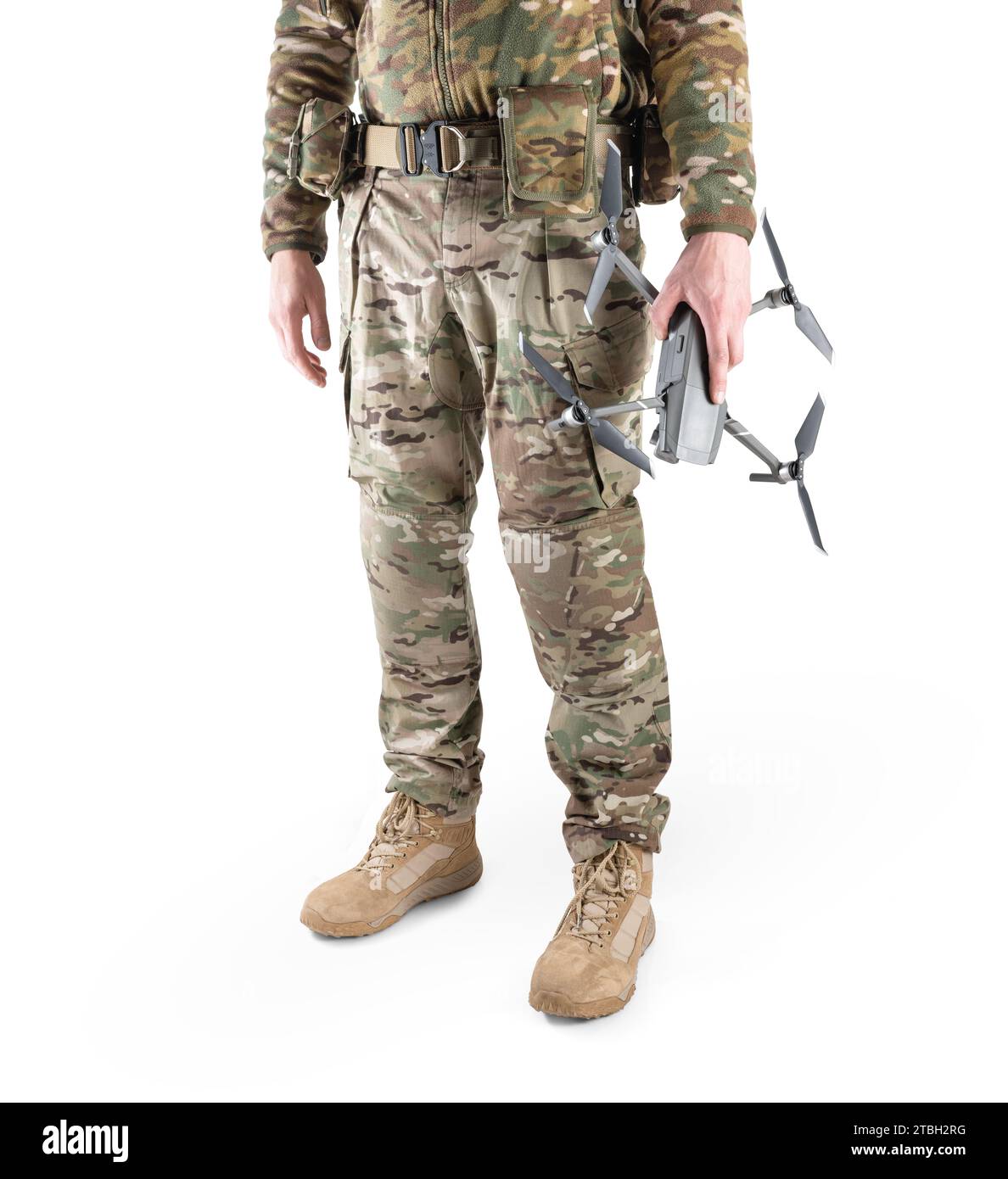 Modern army soldier with drone. Crucial role of drones in smart war ... Modern army soldier with drone. Crucial role of drones in smart war ...