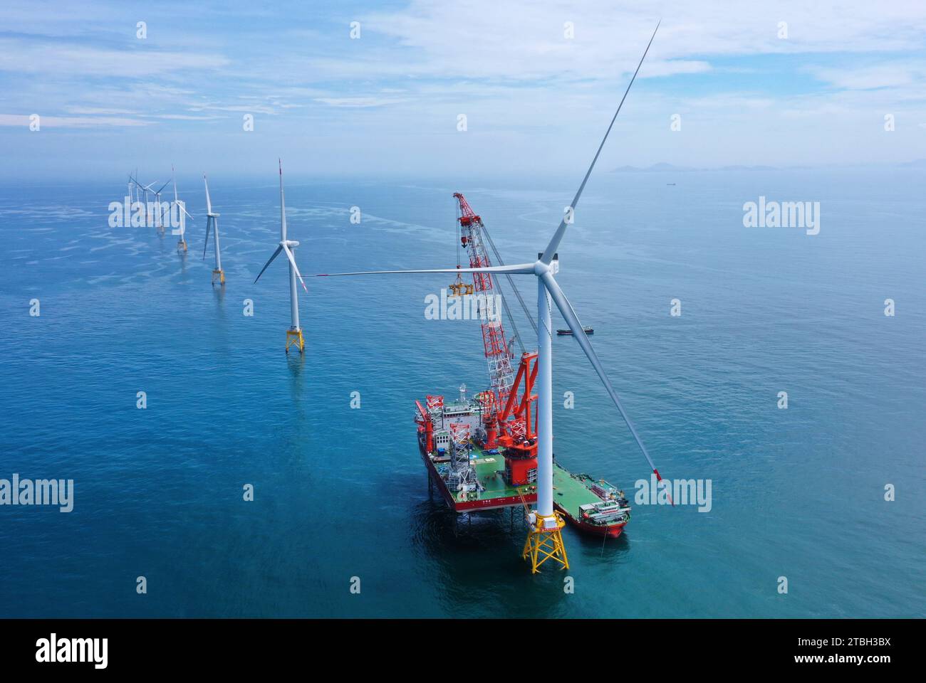 Beijing, China. 28th June, 2023. This aerial photo taken on June 28 ...