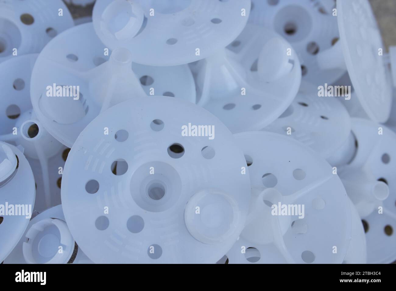 washer pan for attachment to the Styrofoam facade Stock Photo - Alamy
