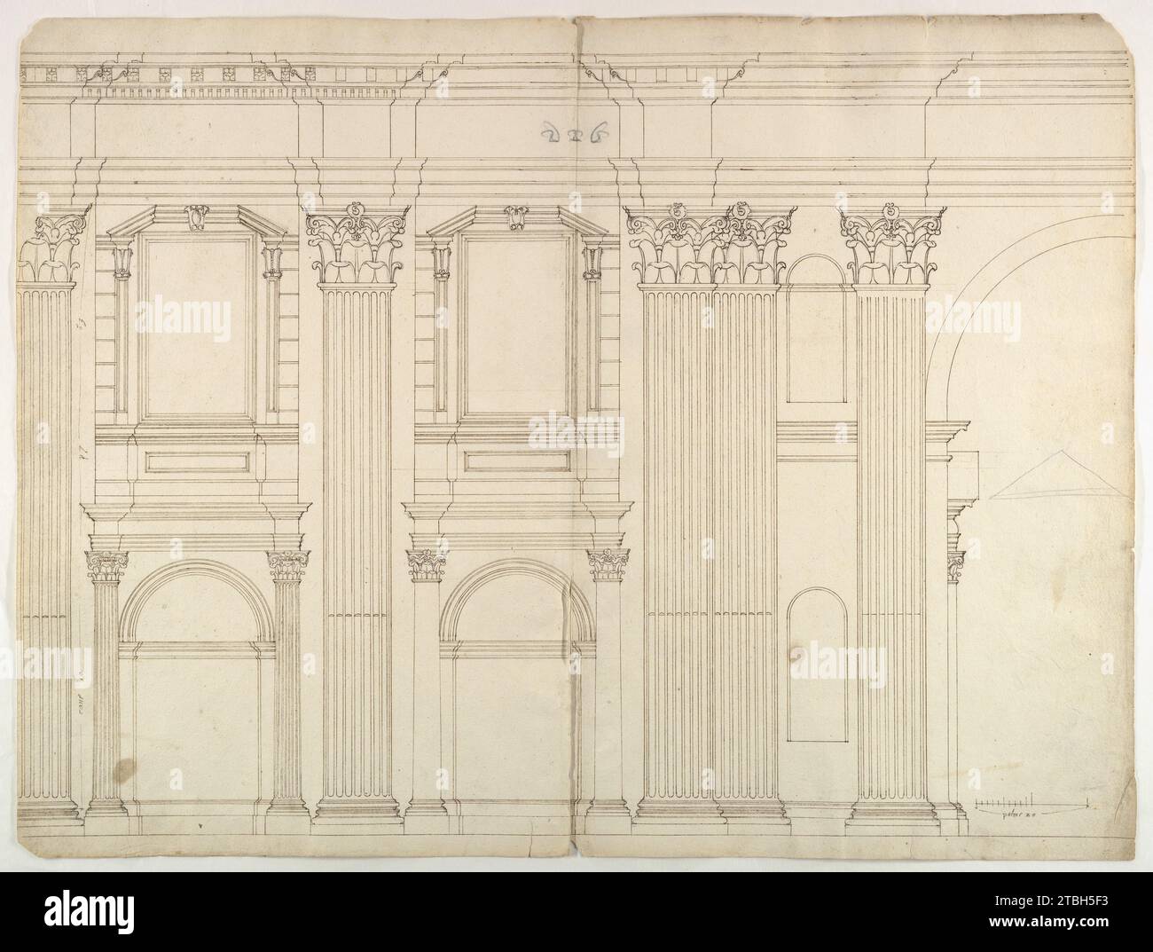 Exterior elevation recto blank verso hi-res stock photography and ...