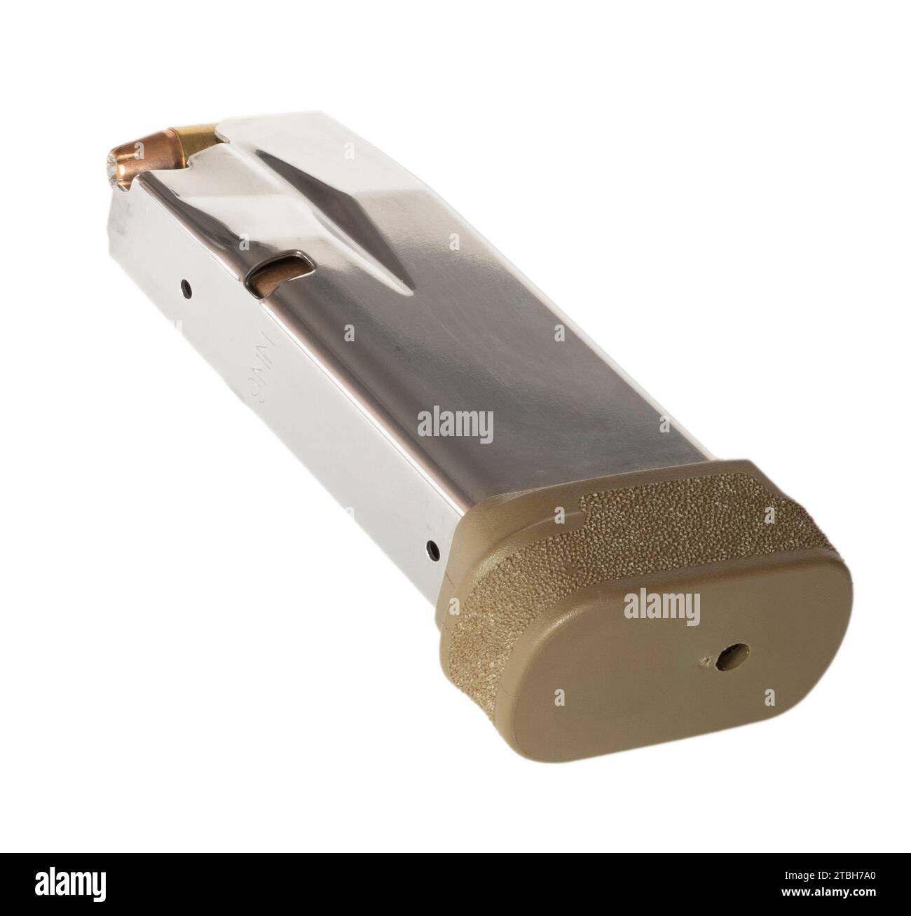 Semi auto pistol cartridge Cut Out Stock Images & Pictures - Alamy