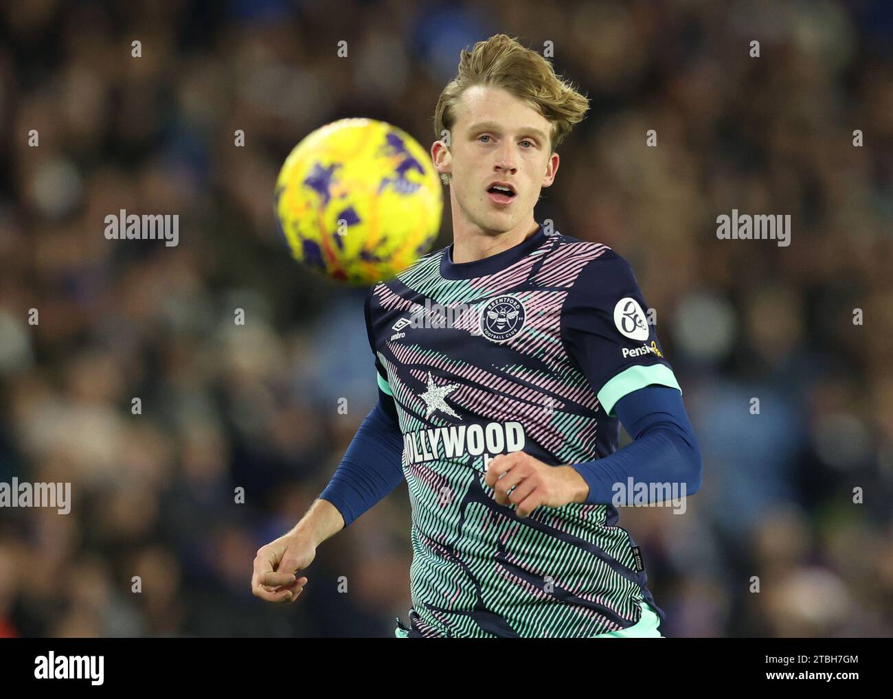 Brighton and Hove, UK. 6th Dec, 2023. Mads Roerslev of Brentford during ...