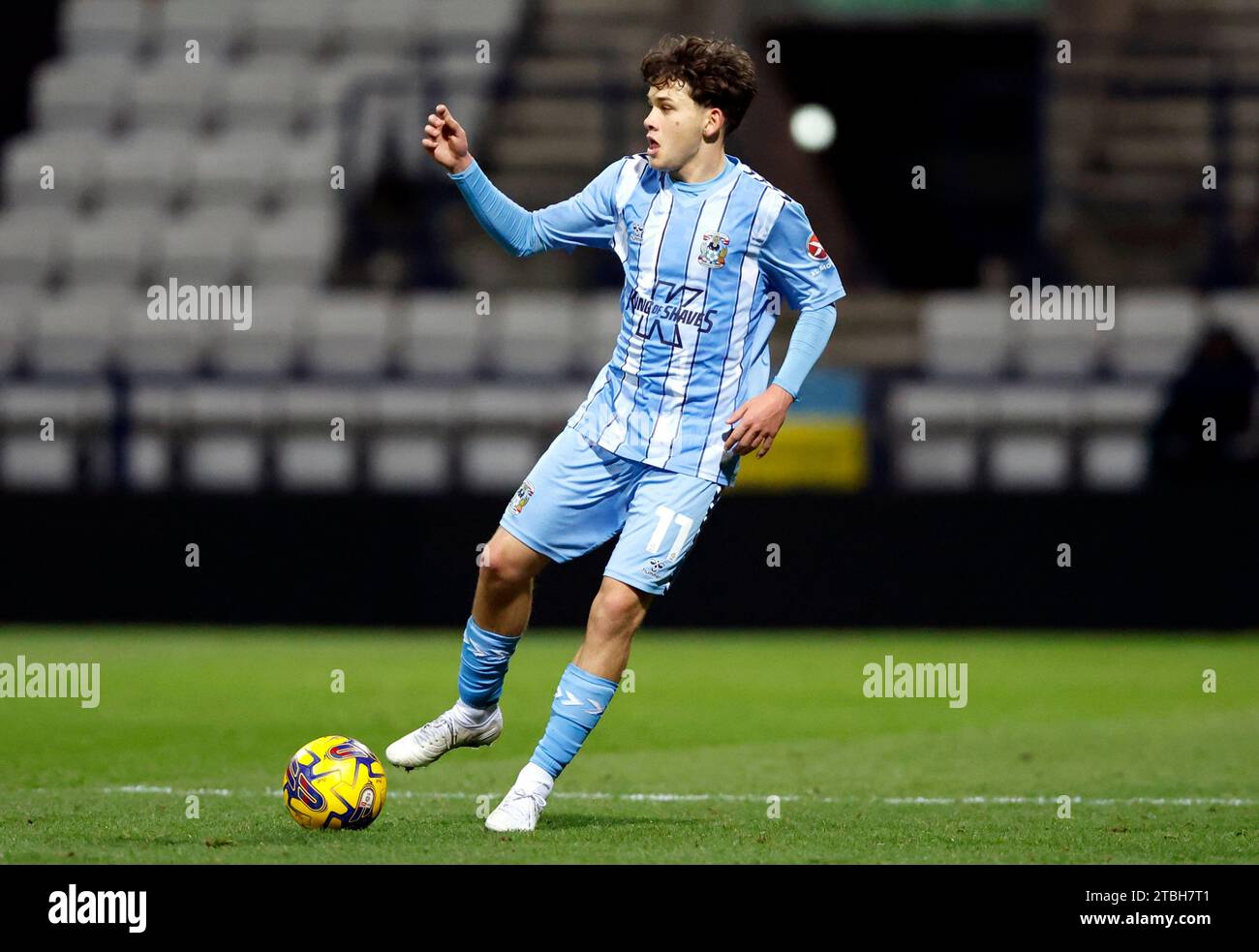 Coventry City’s Charlie Finney during the FA Youth Cup third round ...