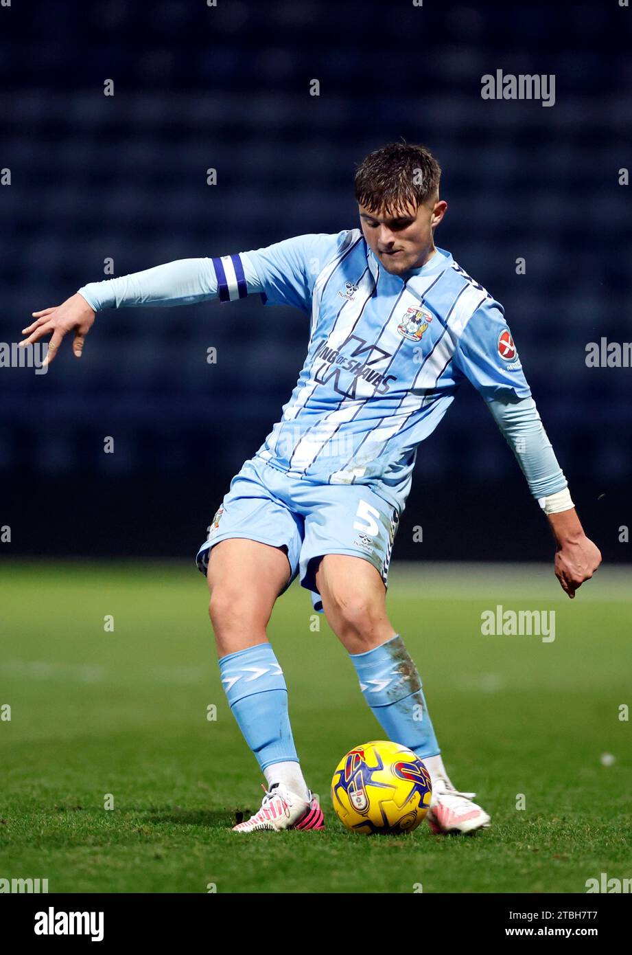 Coventry City’s Callum Perry during the FA Youth Cup third round match ...
