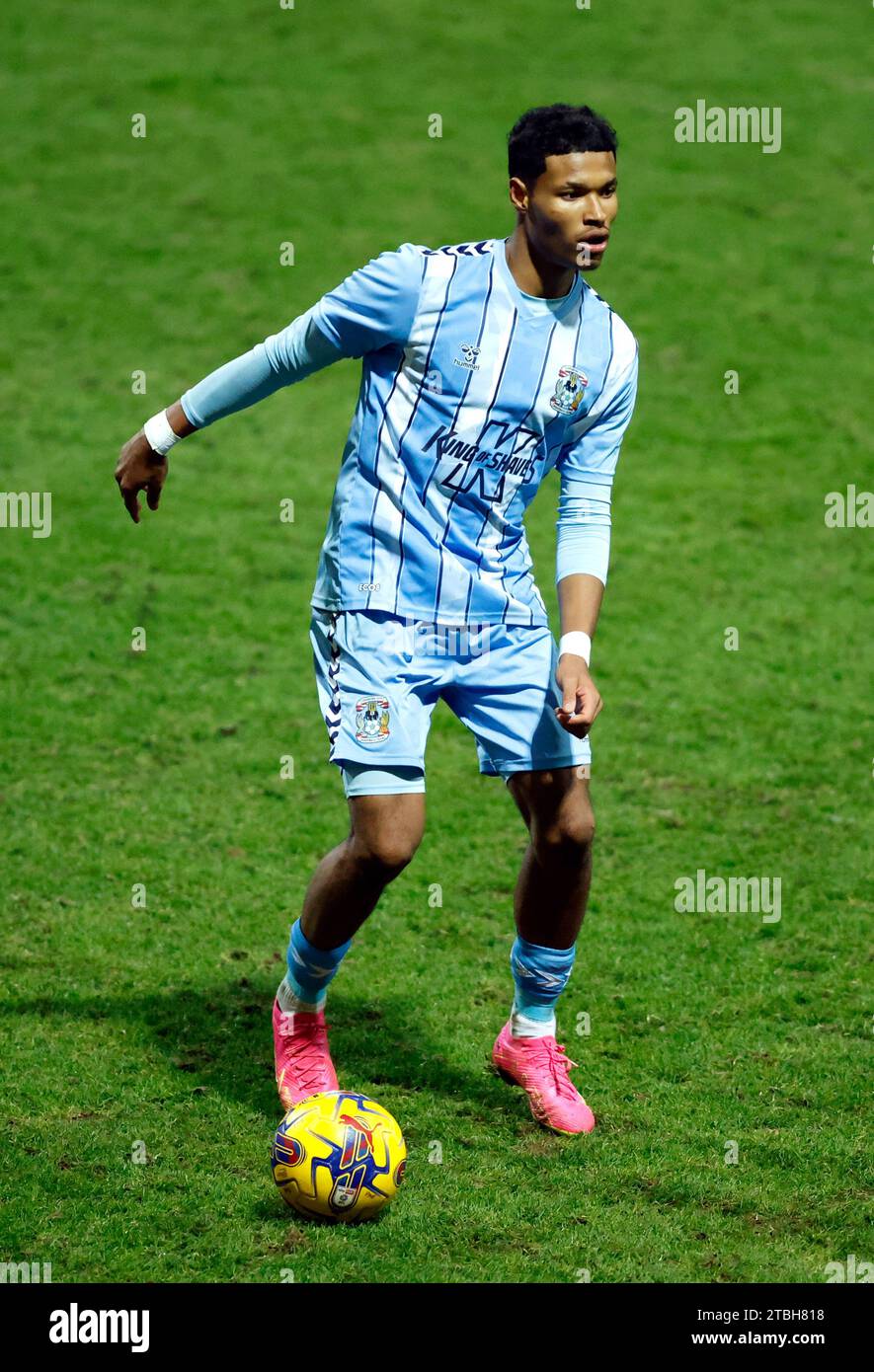 Coventry City’s Kai Andrews during the FA Youth Cup third round match ...