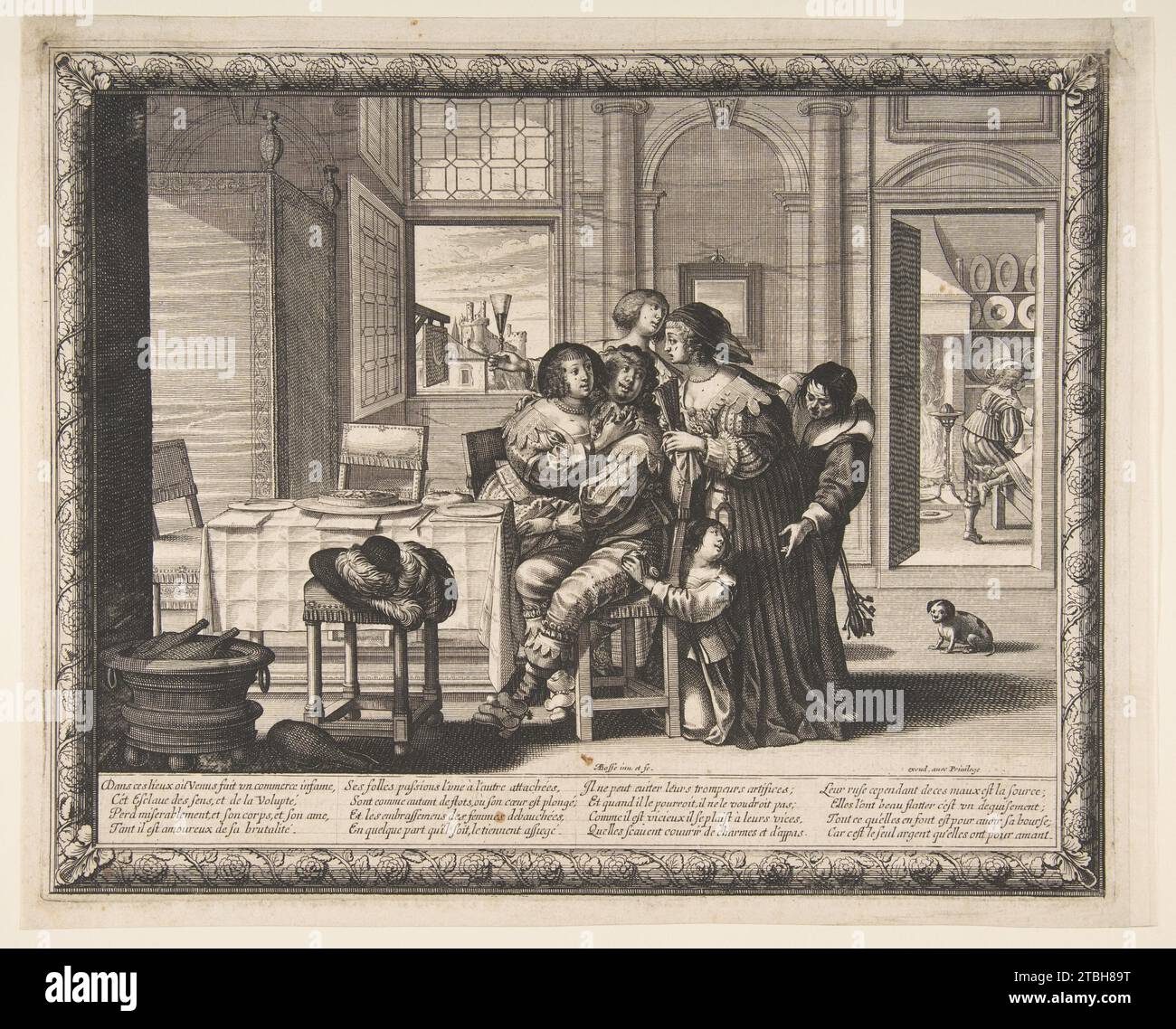 The Prodigal Son in a House of Ill Repute 1926 by Abraham Bosse Stock ...