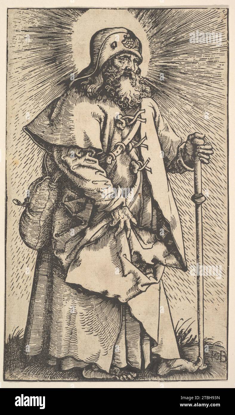 St. James the Greater from Christ and the Apostles 1924 by Hans Baldung ...