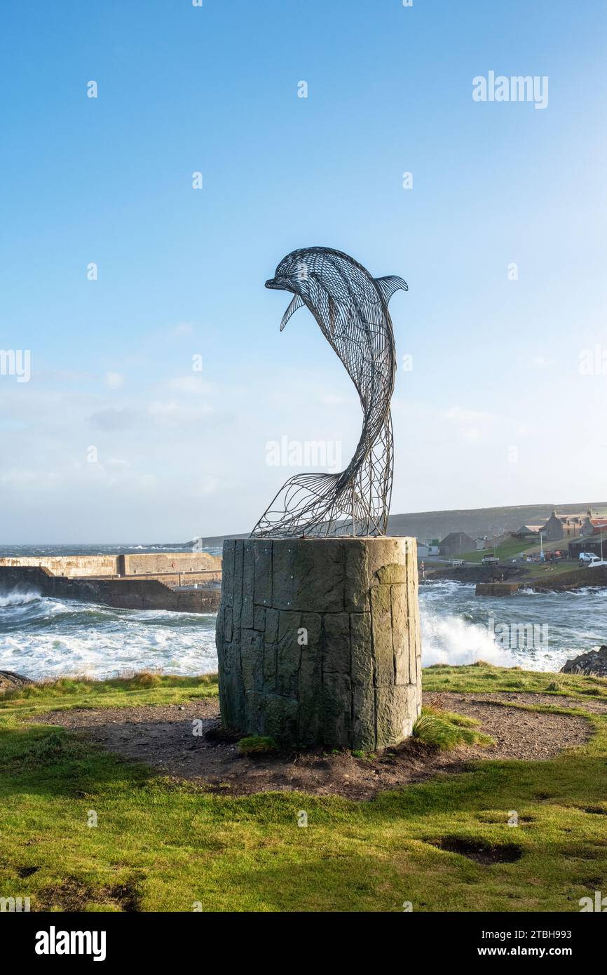 Dolphin wire sculpture hi-res stock photography and images - Alamy
