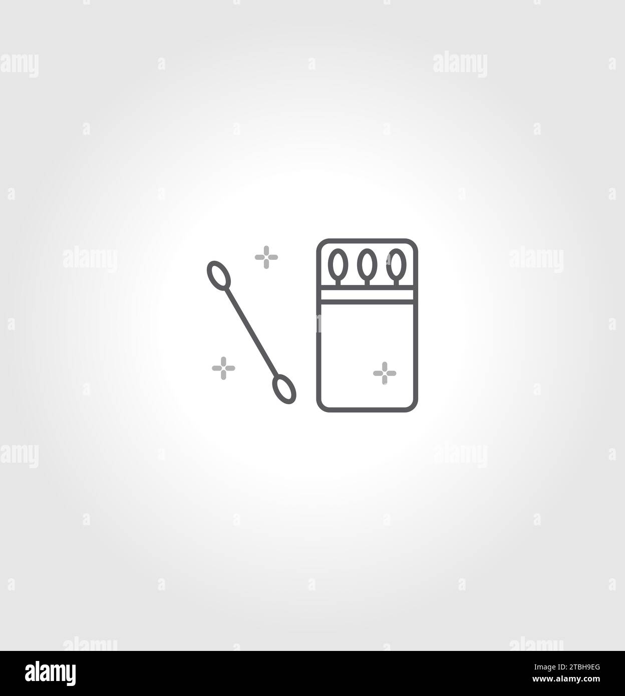 Cotton swab icon, vector illustration. vector cotton swab icon ...
