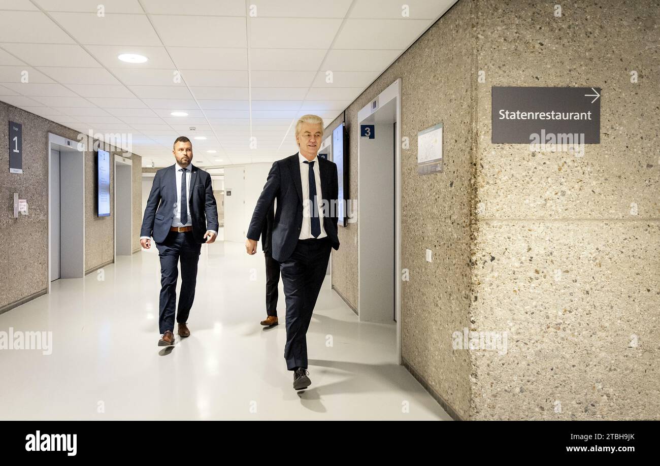 THE HAGUE - Geert Wilders (PVV) prior to a second conversation with ...