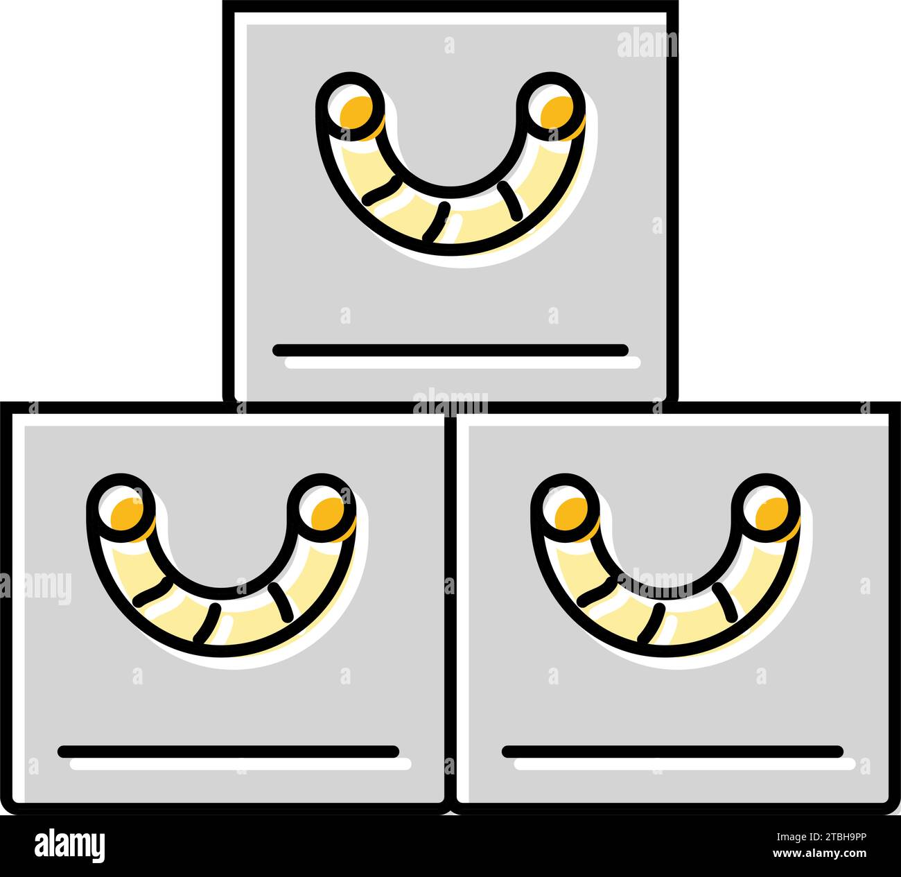 storage basket bedroom interior color icon vector illustration Stock ...