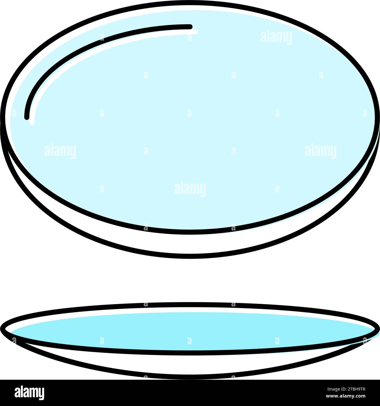 Chemical watch glass Stock Vector Images - Alamy