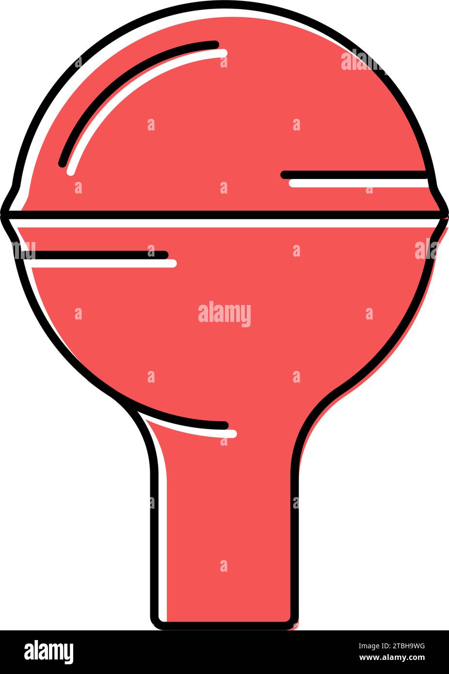 dropper bulb chemical glassware lab color icon vector illustration ...