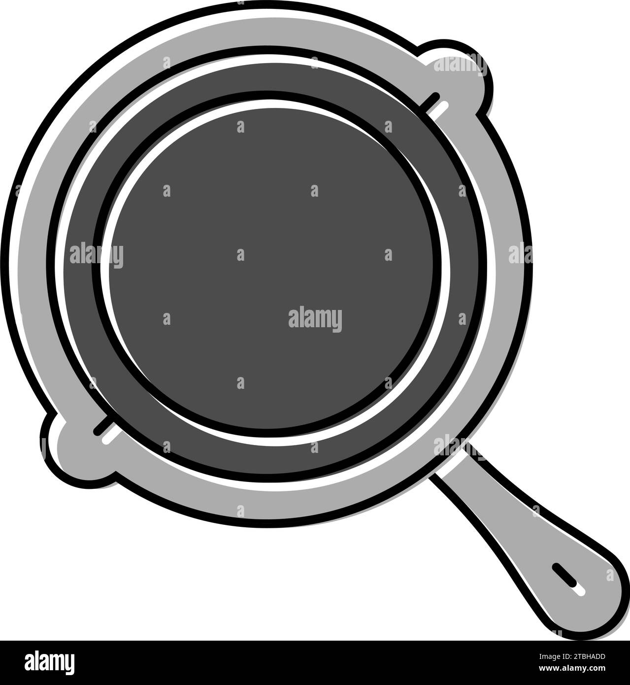 Kitchen cast iron stove Stock Vector Images - Alamy