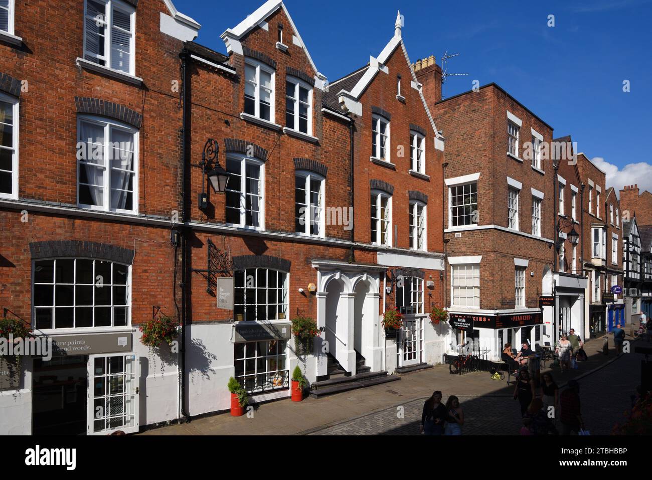 Red Brick Victorian Terraced Townhouses at 58-66 Watergate Street (1852 ...