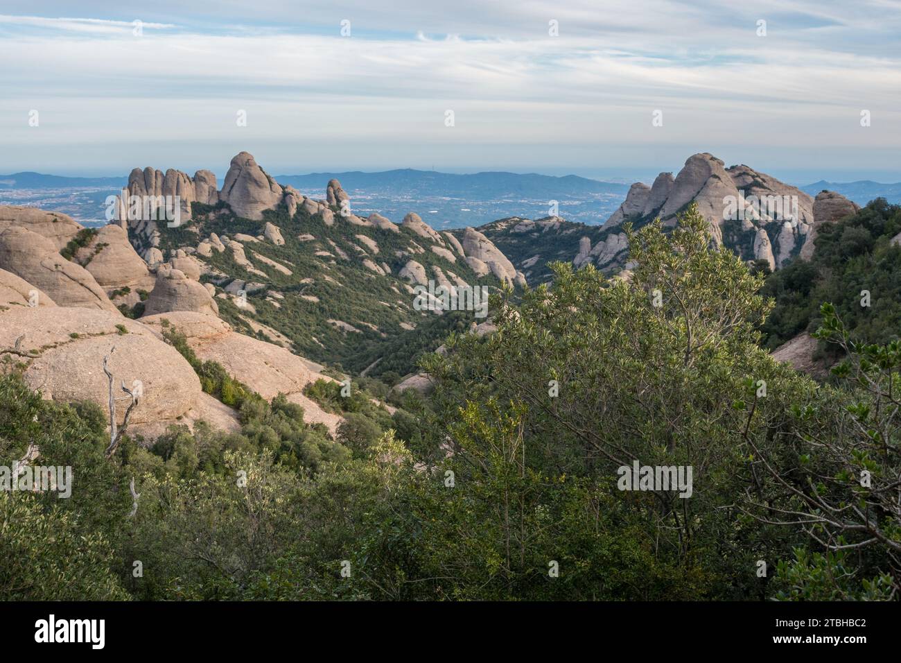 Spain sant jeroni catalonia path hi-res stock photography and images ...