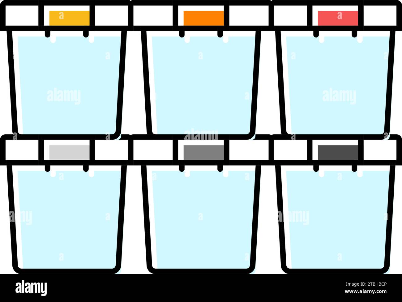 storage bins garage tool color icon vector illustration Stock Vector ...