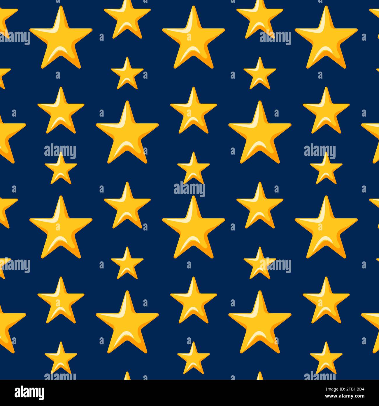 Stars pattern in cartoon style. Seamless background for package design ...