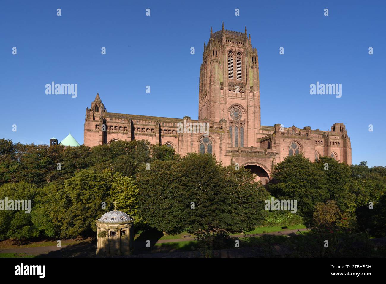 East Facade of Liverpool Anglican Cathedral (1904-1978), above St James ...