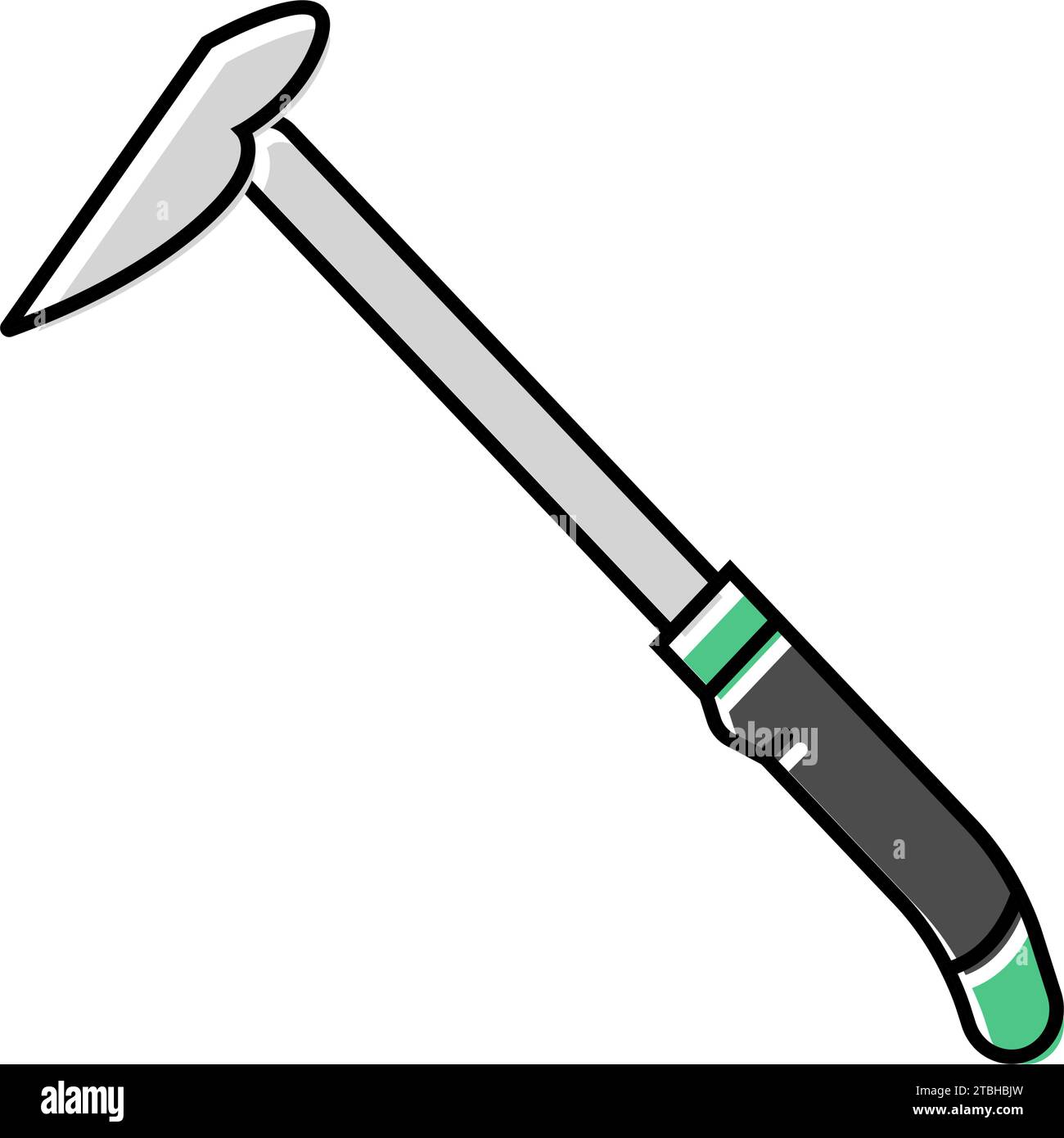 hoe garden tool color icon vector illustration Stock Vector Image & Art ...