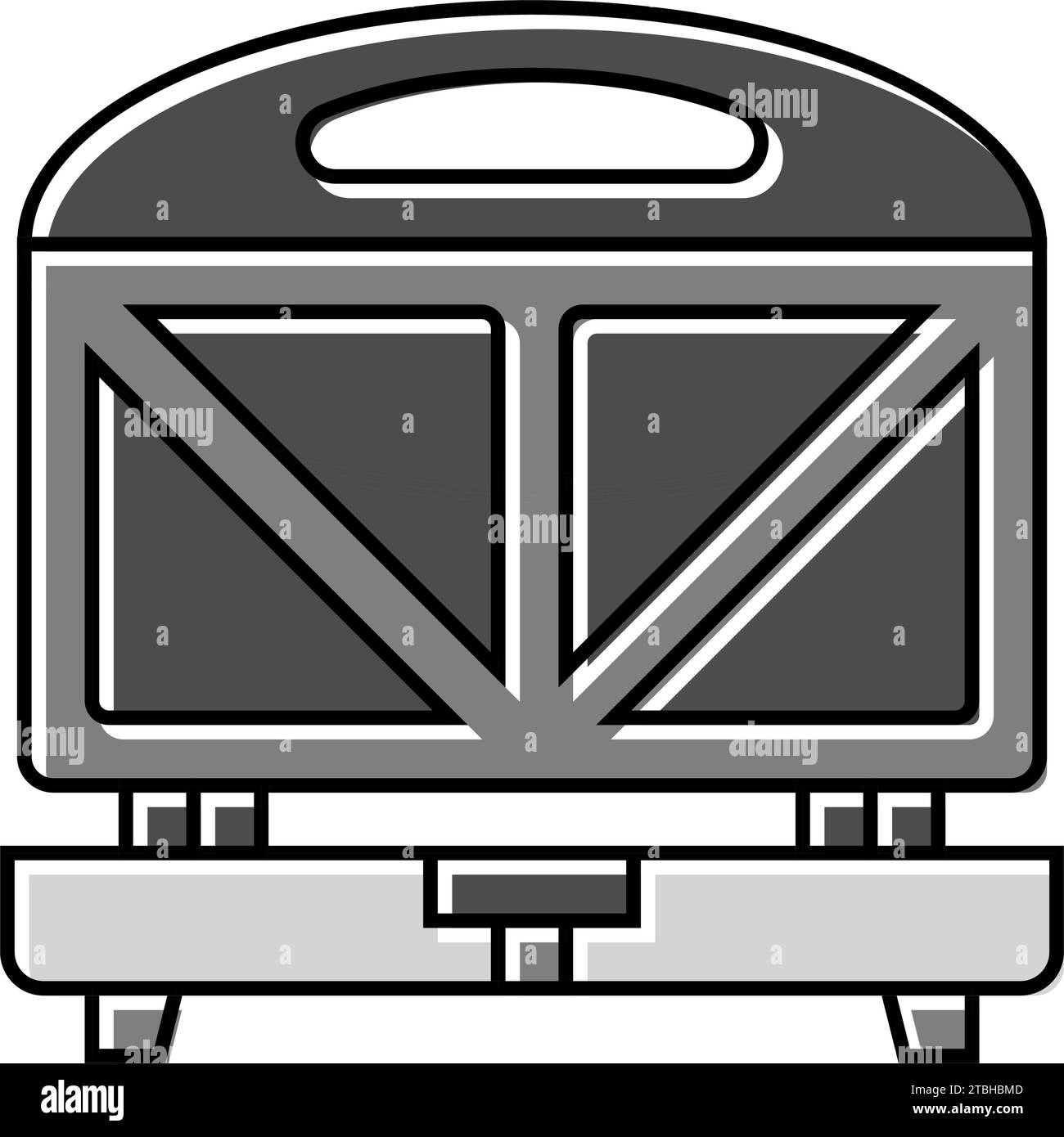 Sandwich house Black and White Stock Photos & Images - Alamy