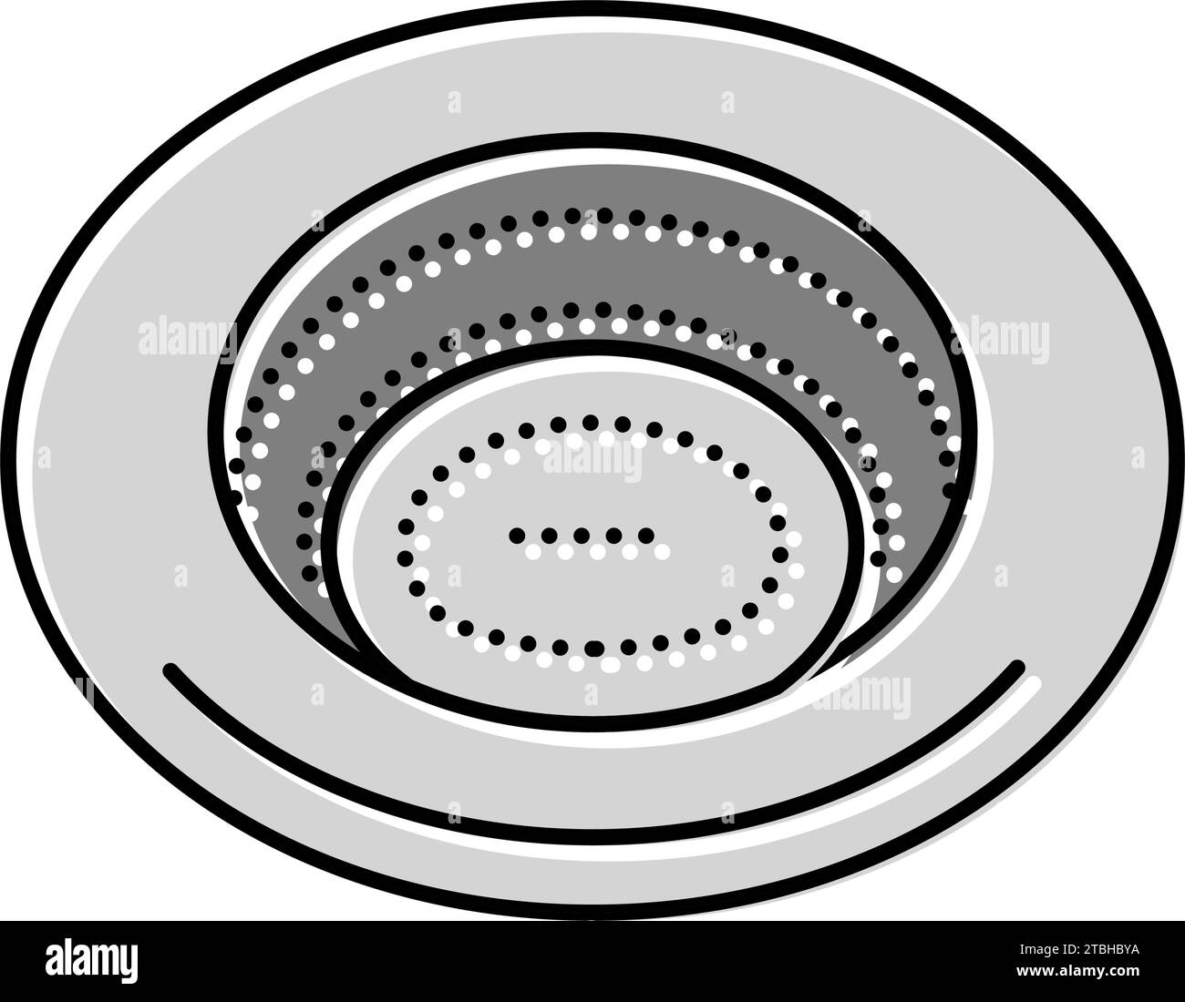 sink strainer home interior color icon vector illustration Stock Vector ...