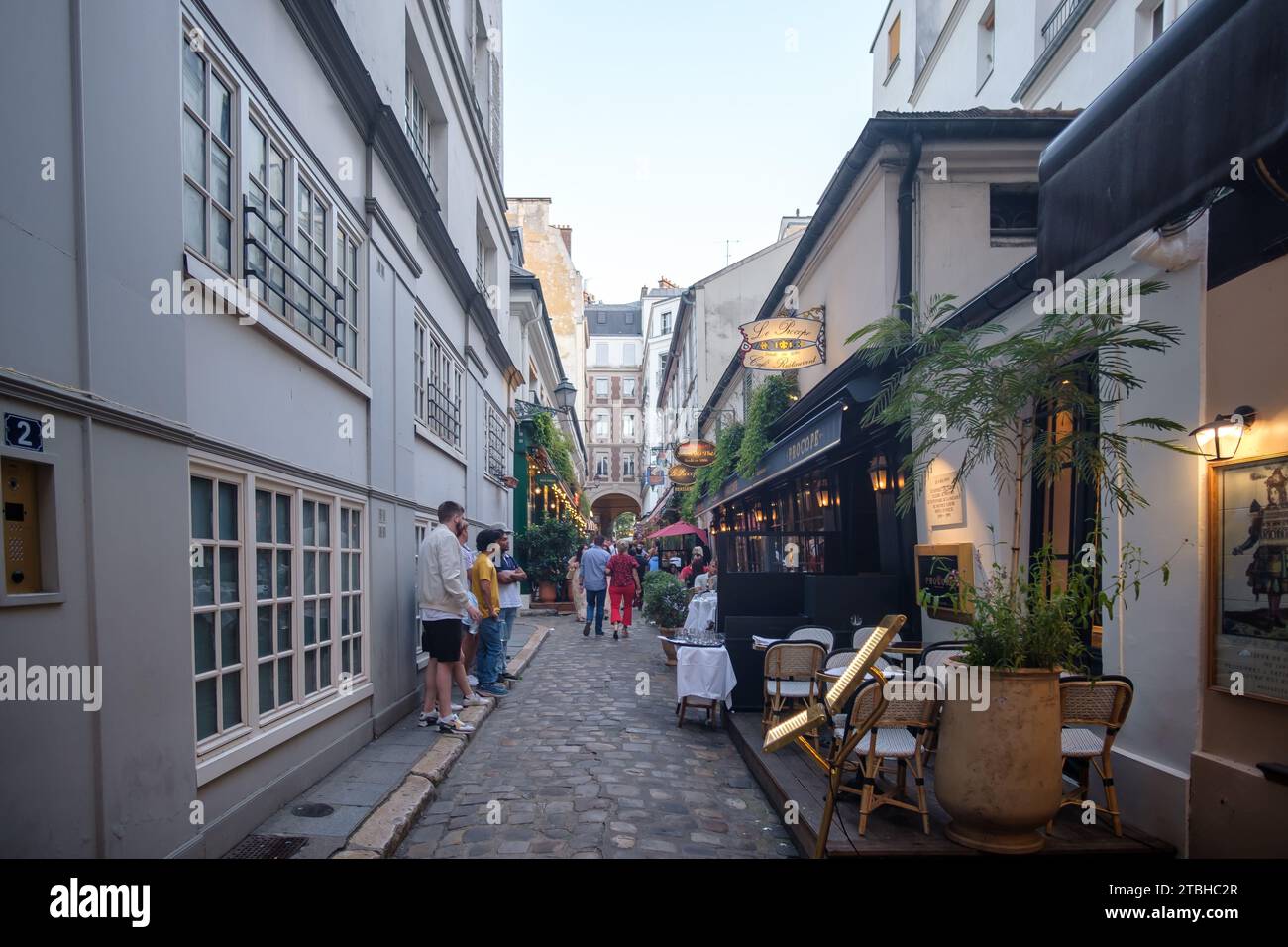 Paris, France - October 8, 2023 : View of a the picturesque Cour du ...