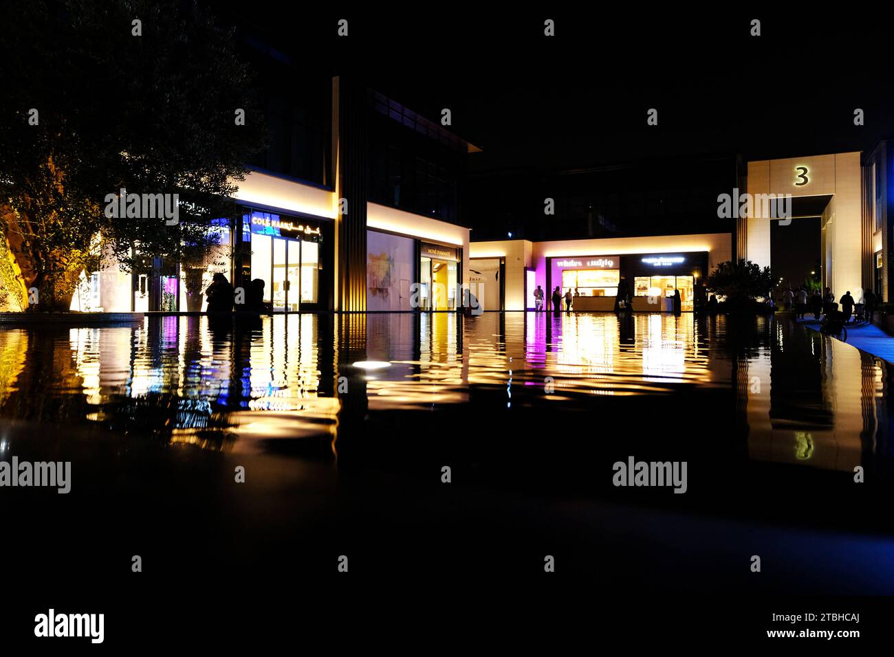 Daily night life in Riyadh's The Zone, Saudi Arabia on October 12 2022 ...