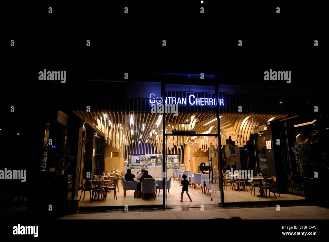 Daily night life in Riyadh's The Zone, Saudi Arabia on October 12 2022 ...