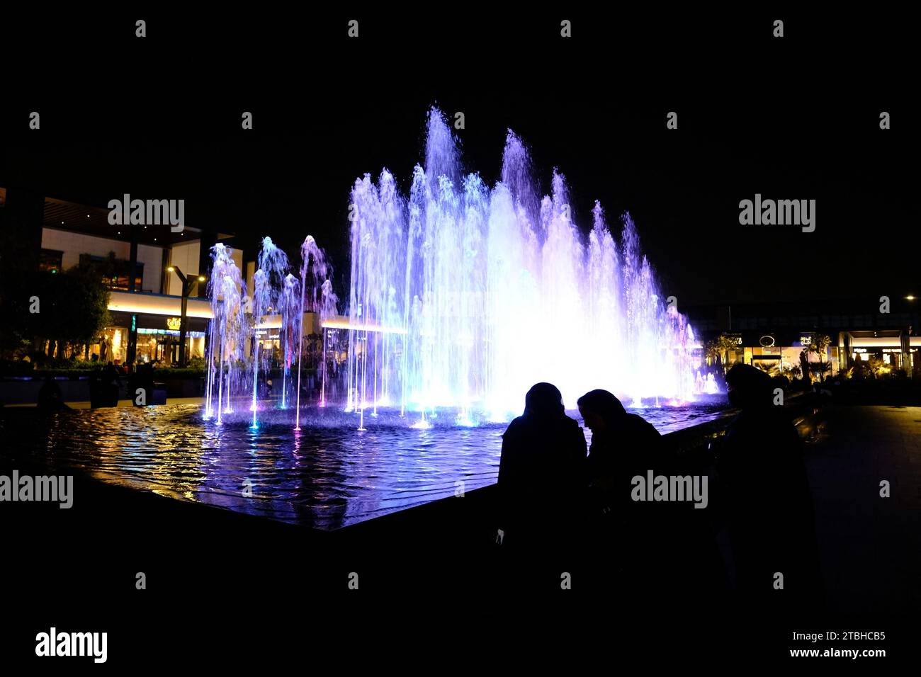 Daily night life in Riyadh's The Zone, Saudi Arabia on October 12 2022 ...