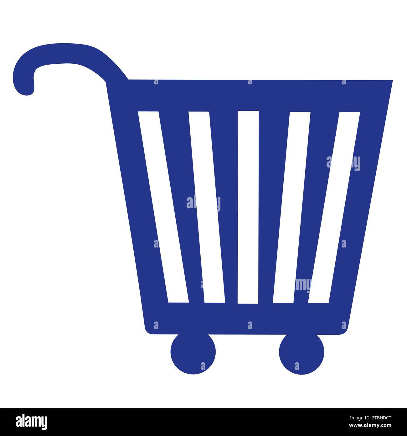 Shopping cart vector icon, flat design. Isolated on white background ...