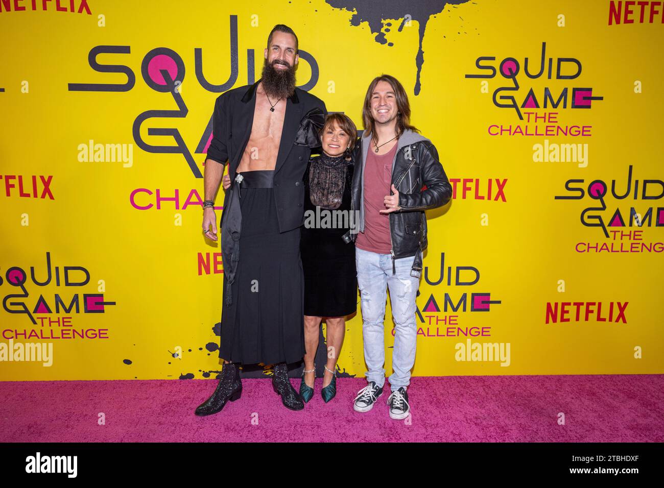 New York, USA. 06th Dec, 2023. Sam Wells, Mai Whelan, and Phill Cain ...