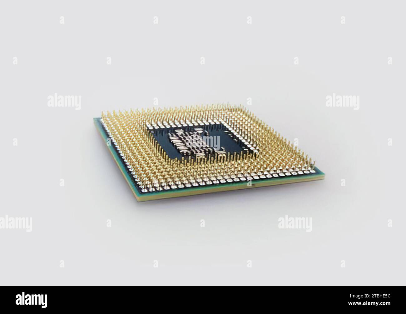 Michrochip, comptuer processor and motherboard, computer circuits and details close view photo ...