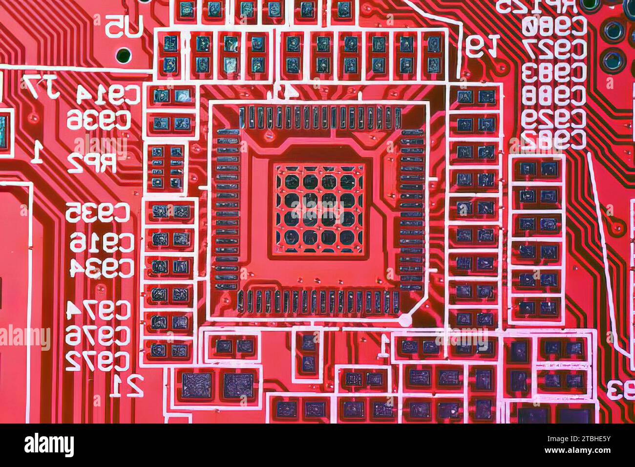 Michrochip, comptuer processor and motherboard, computer circuits and ...