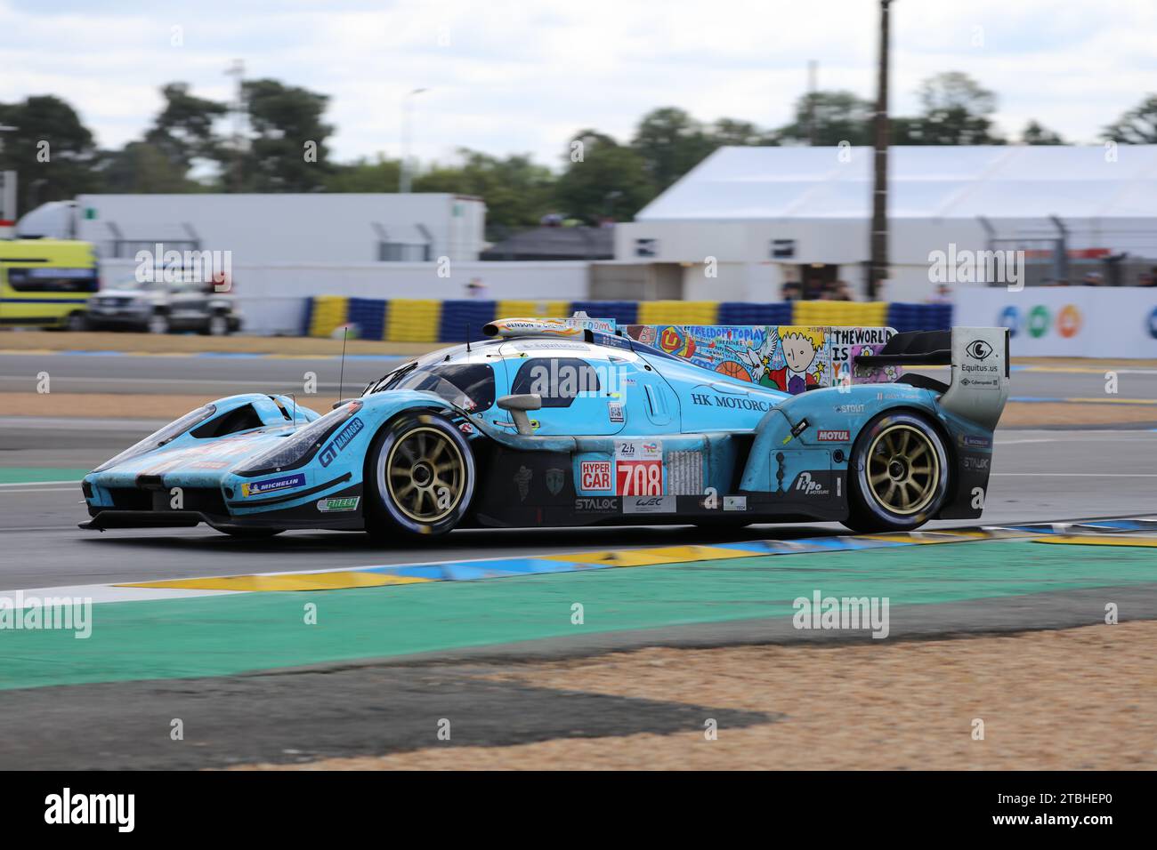 Le Mans 2023 Hypercar Class Glickenhaus Racing #708 Stock Photo - Alamy
