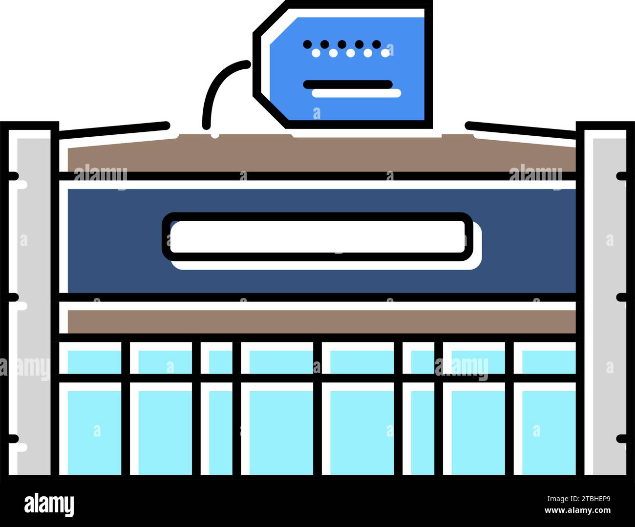 chain store color icon vector illustration Stock Vector Image & Art - Alamy