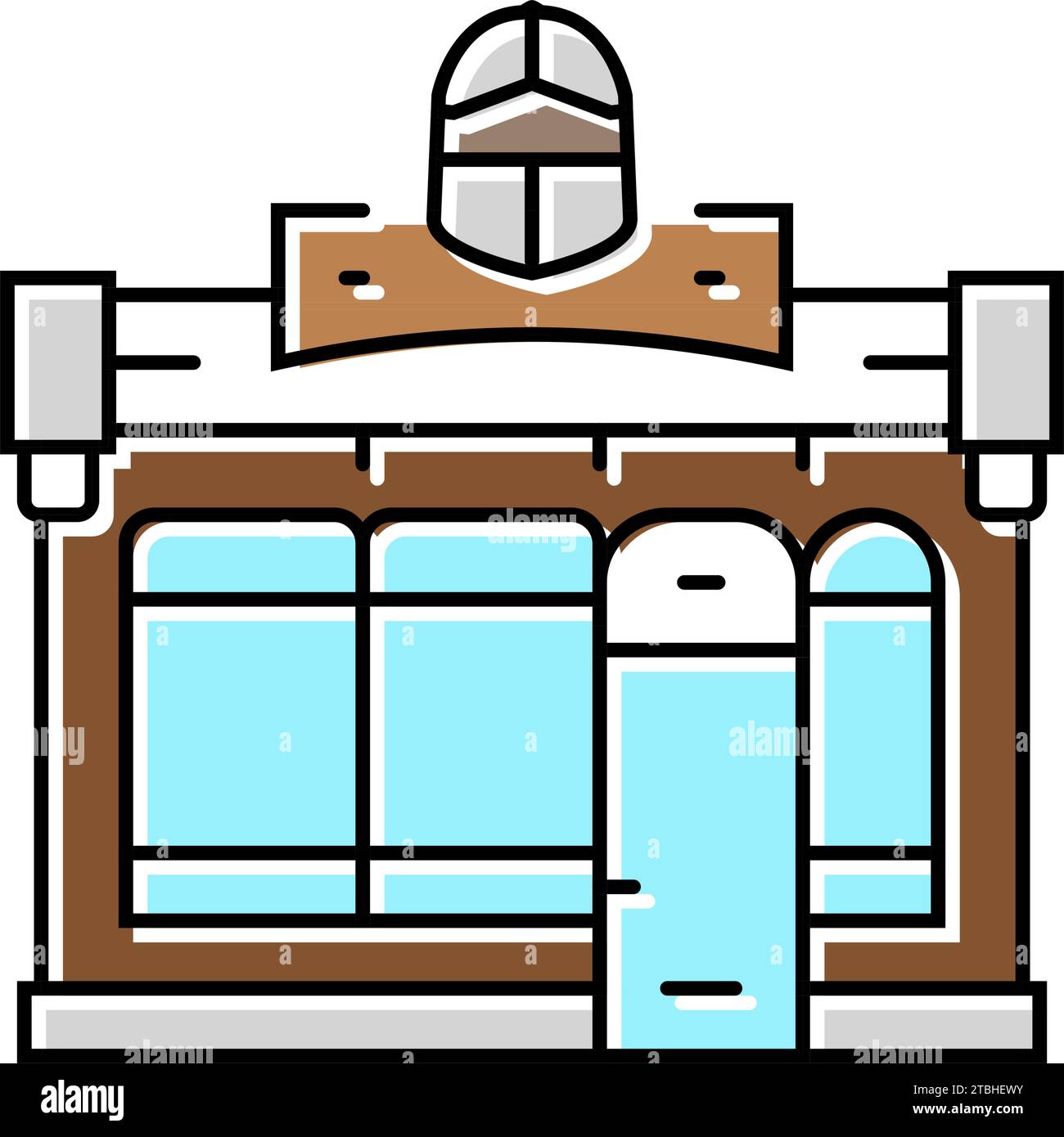 antique shop color icon vector illustration Stock Vector Image & Art ...