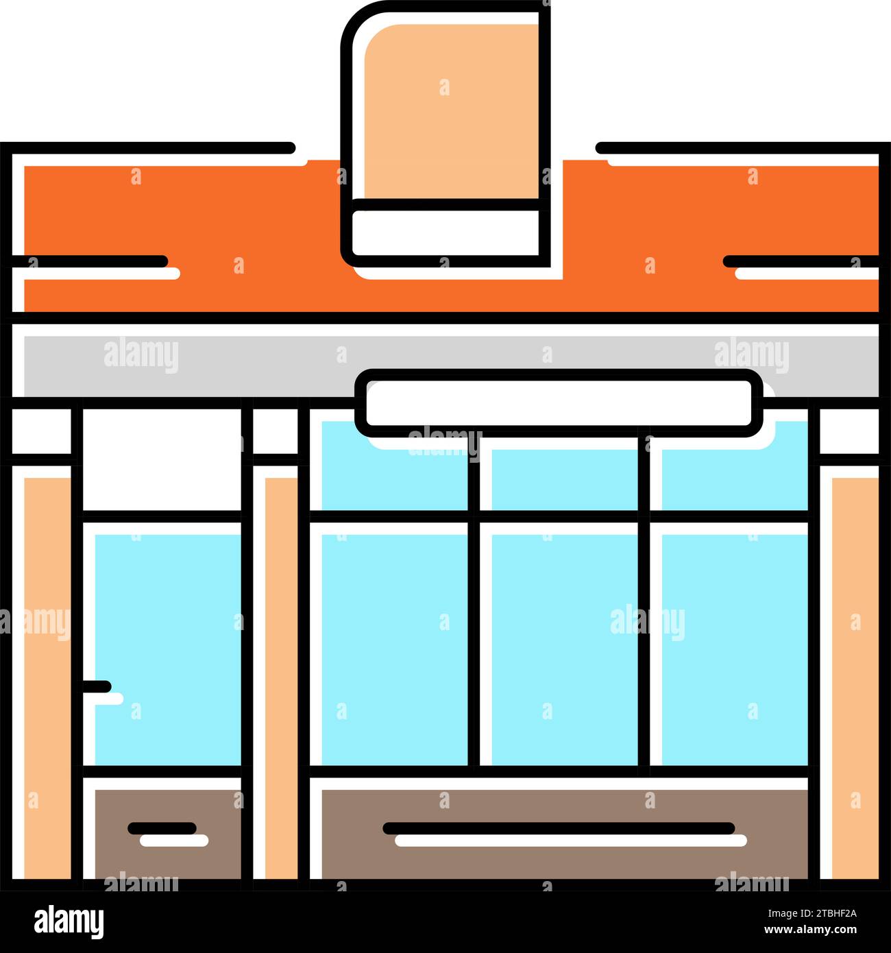 bookshop shop color icon vector illustration Stock Vector Image & Art ...