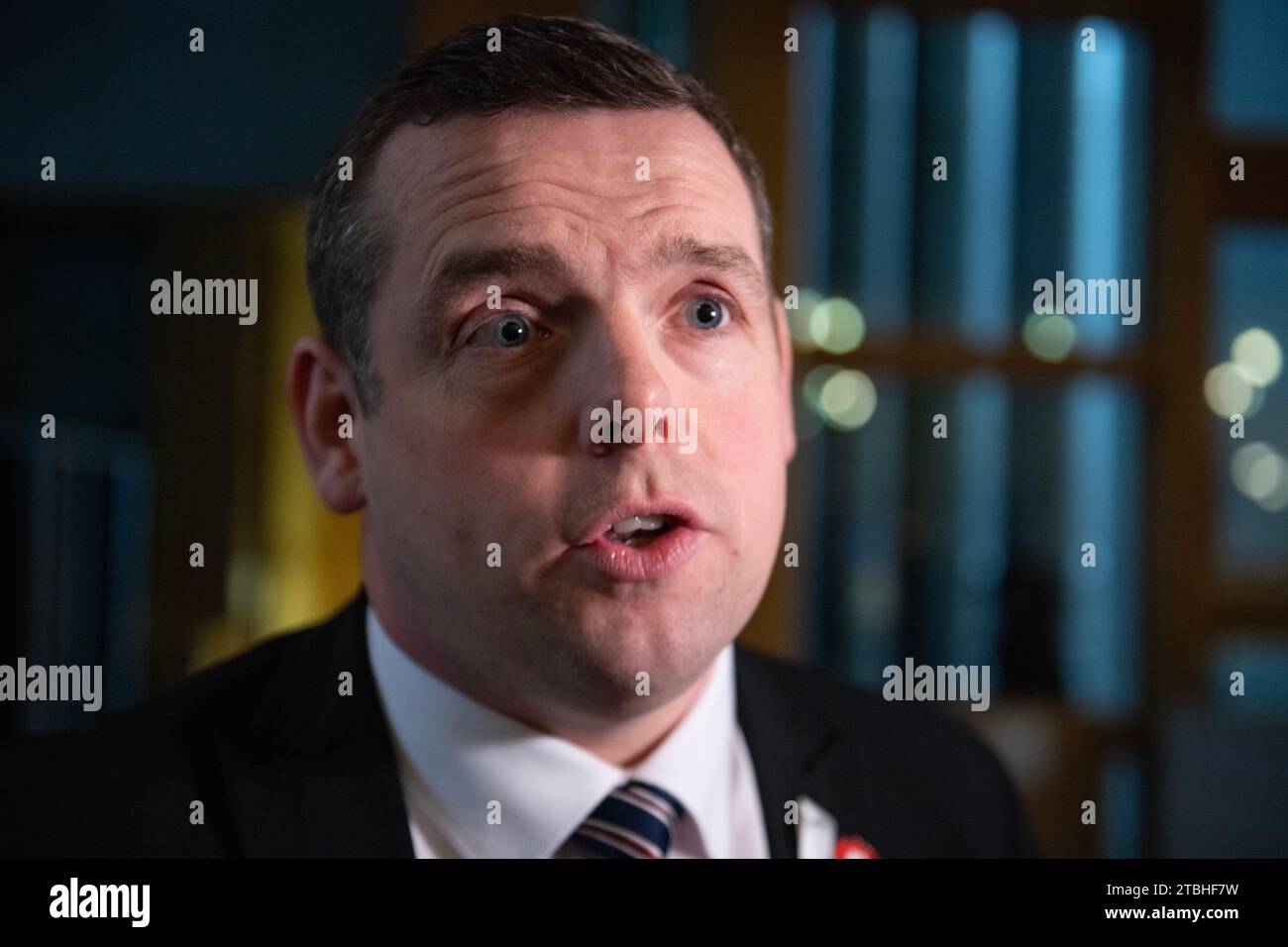 Edinburgh, Scotland, UK. 7th Dec, 2023. PICTURED: Douglas Ross MP MSP ...