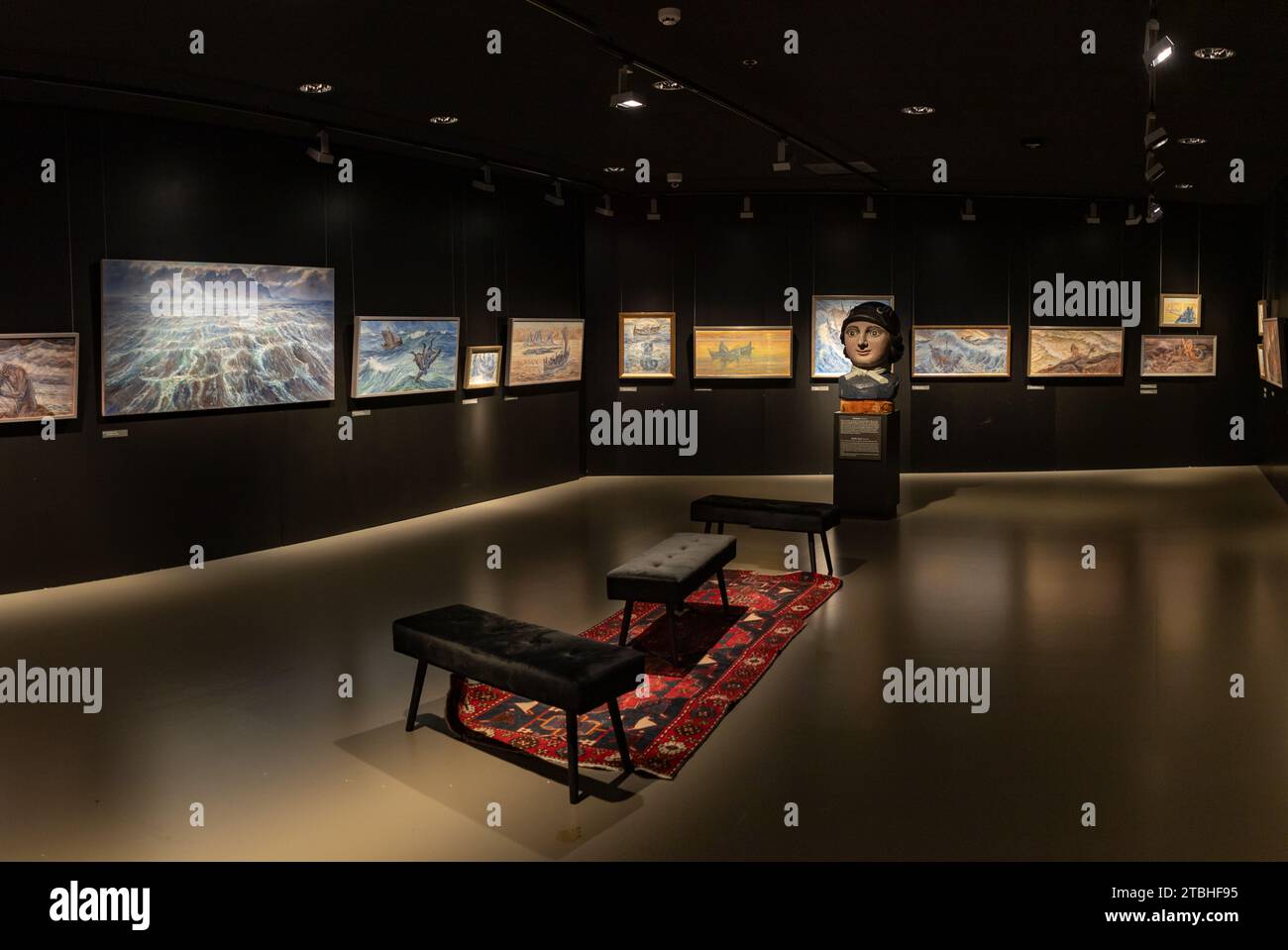 A picture of the Demons of the Deep exhibition, by Karl Erik Harr, at ...